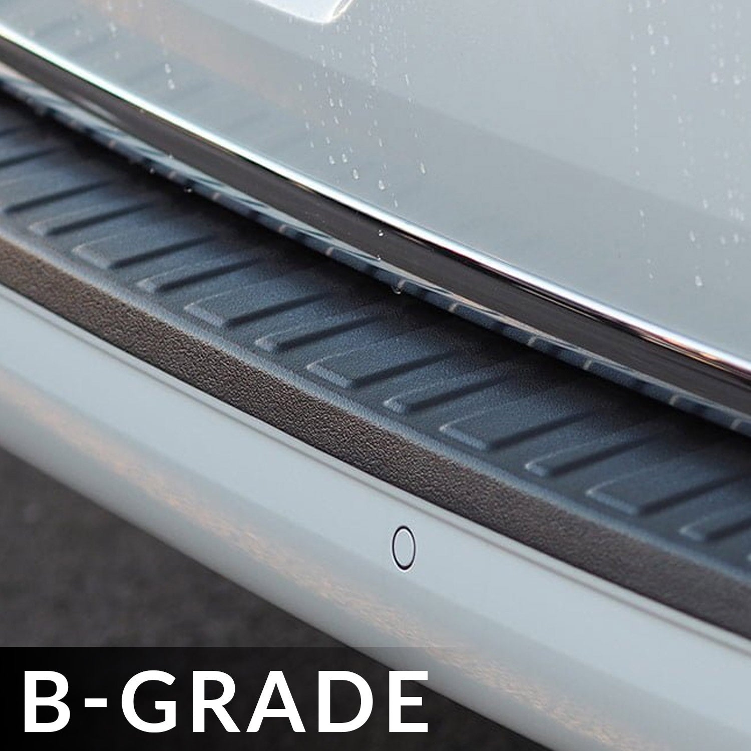 VW T6 Transporter Multivan Tailgate Rear Bumper Protector Black Plasti ...