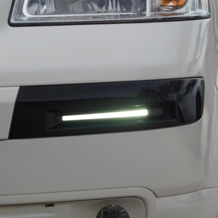 For VW T5 Light Bar Commercial Bumper Drl 03-09 Painted and Ready to F ...