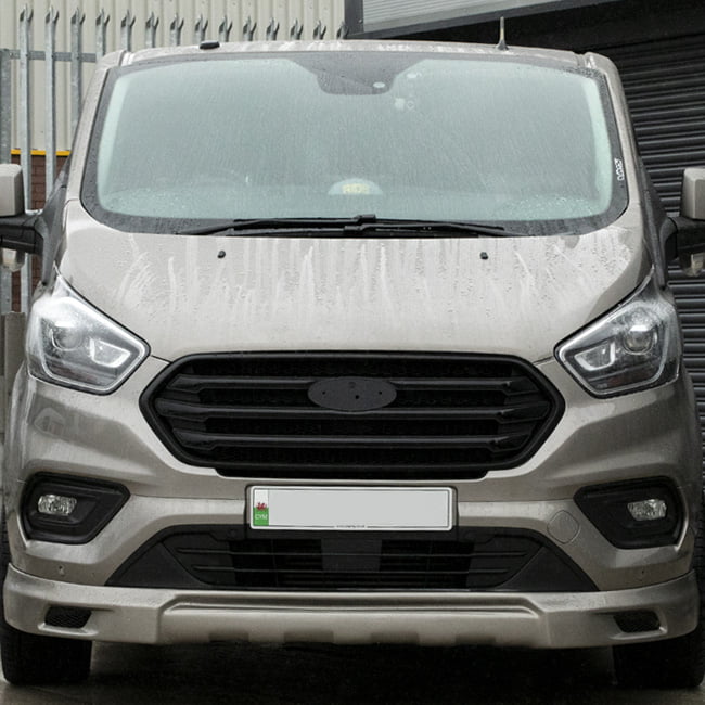 For Ford Transit Custom Front Grille OEM Style New Shape (Matte Black ...