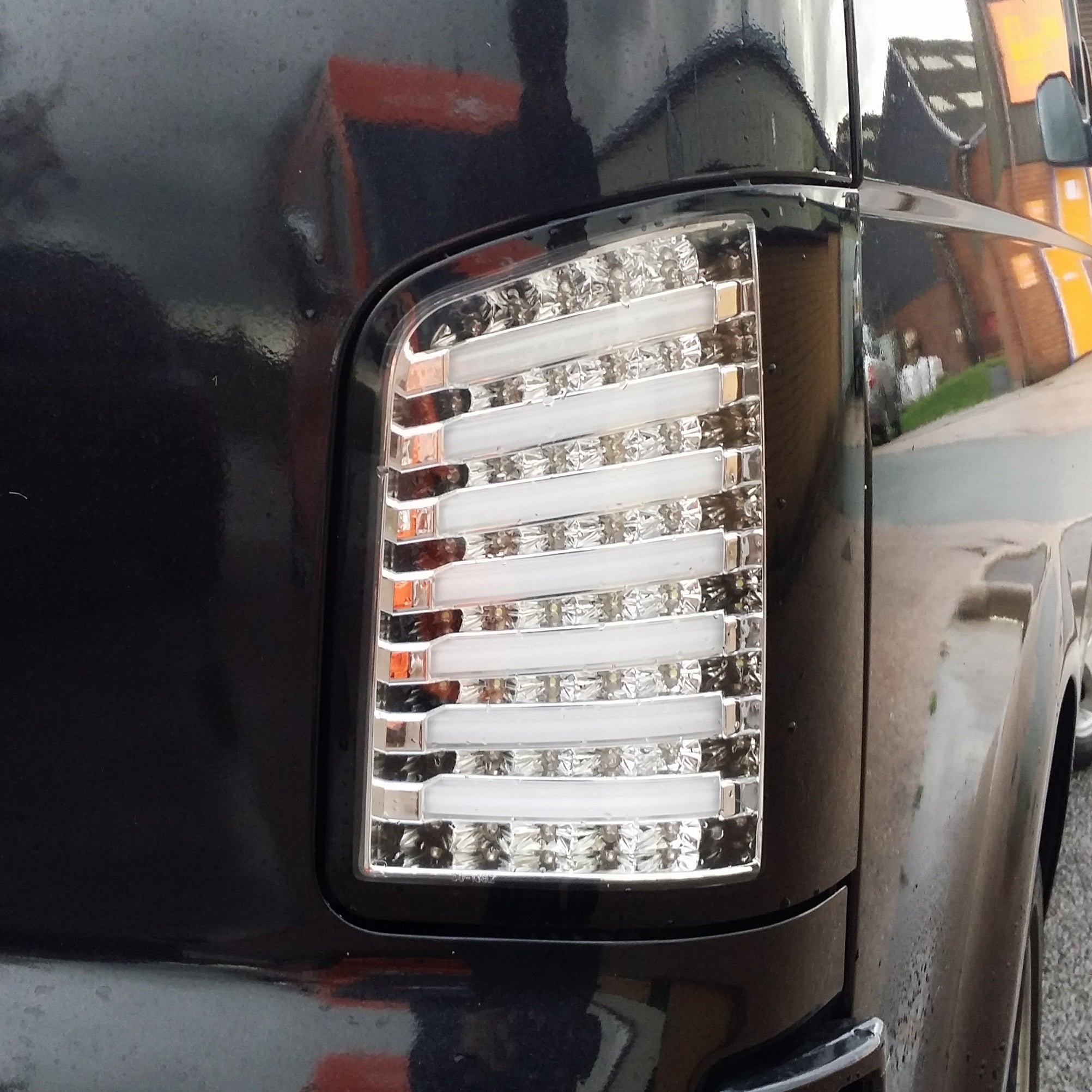 VW T5 Transporter LED Rear Lights/Tail lights/Tail lamps Barn Door MK1 ...