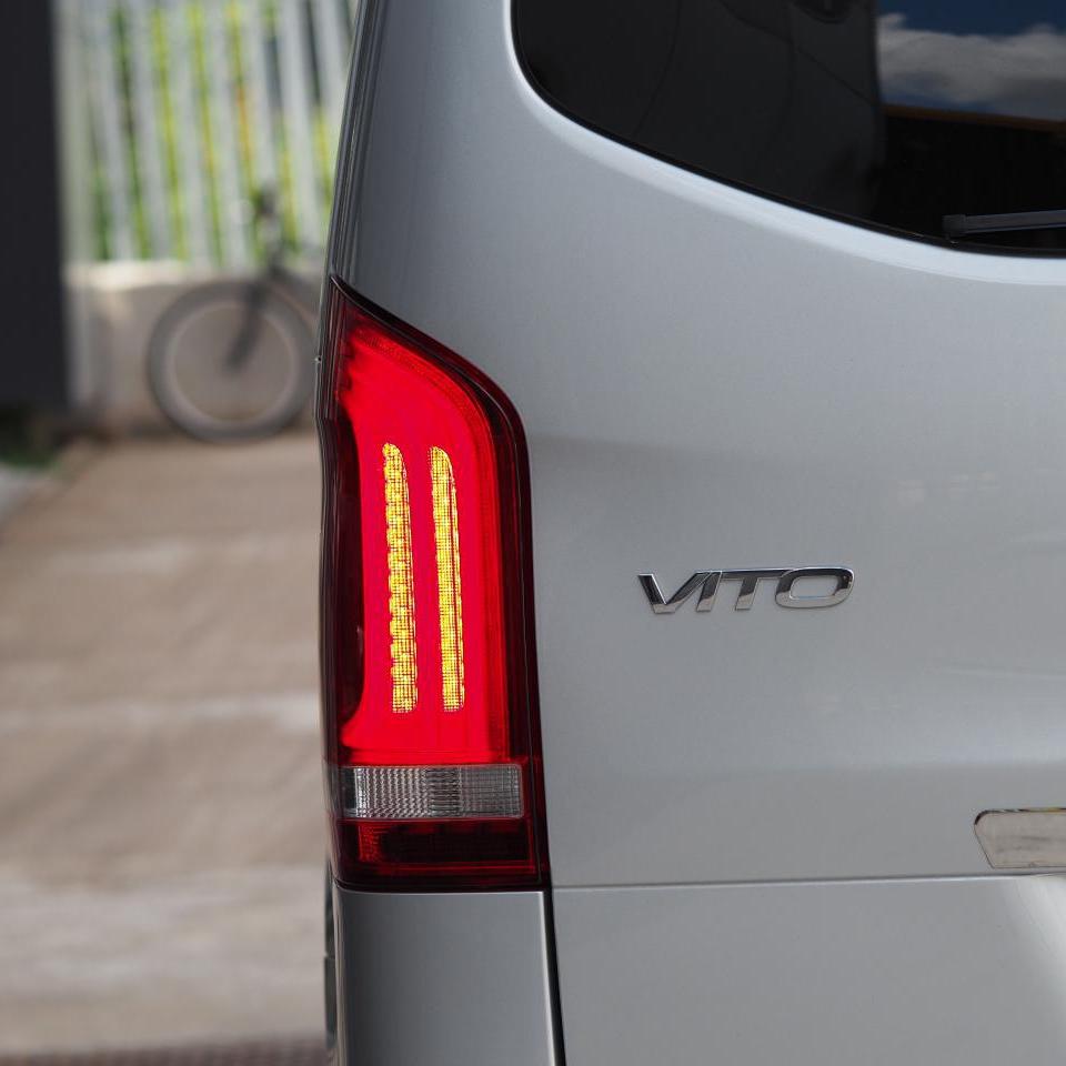Mercedes Vito LED Rear Lights With Red Lenses – Van-X