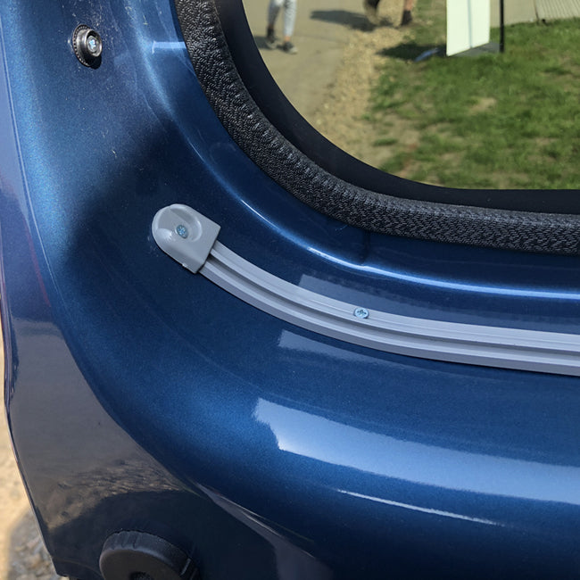 Van-X Barn Door Curtain Rails – 2x Flat Surface Rails for Van Curtain