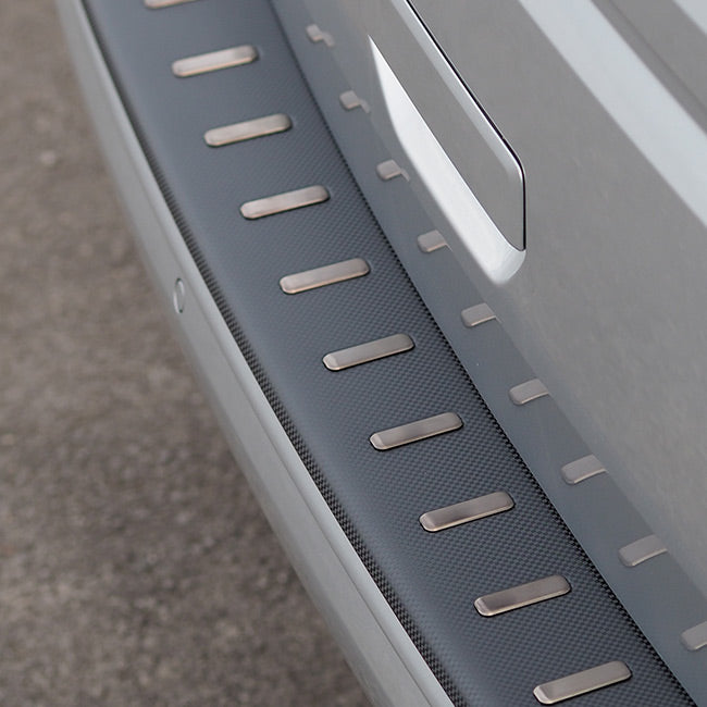 VW T6 Transporter Multivan Rear Bumper Protector (Tailgate Only) Carbo ...