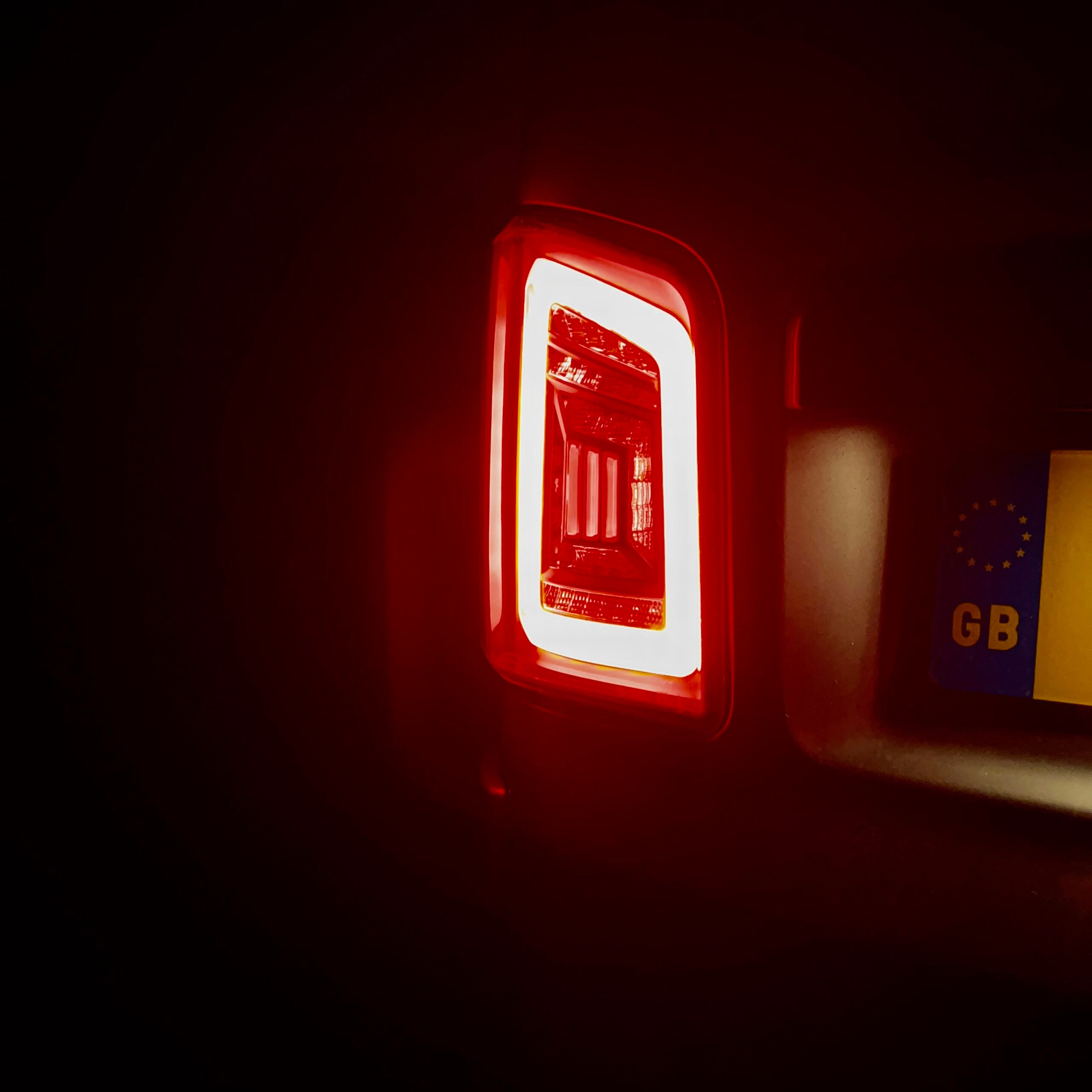 VW T5.1 Transporter MK3.1 Van Barndoor LED Rear Lights Smoked Ideal LE ...